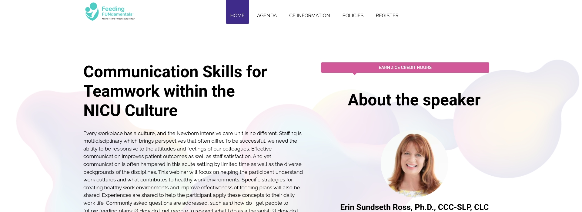 Communication Skills for Teamwork within the NICU Culture