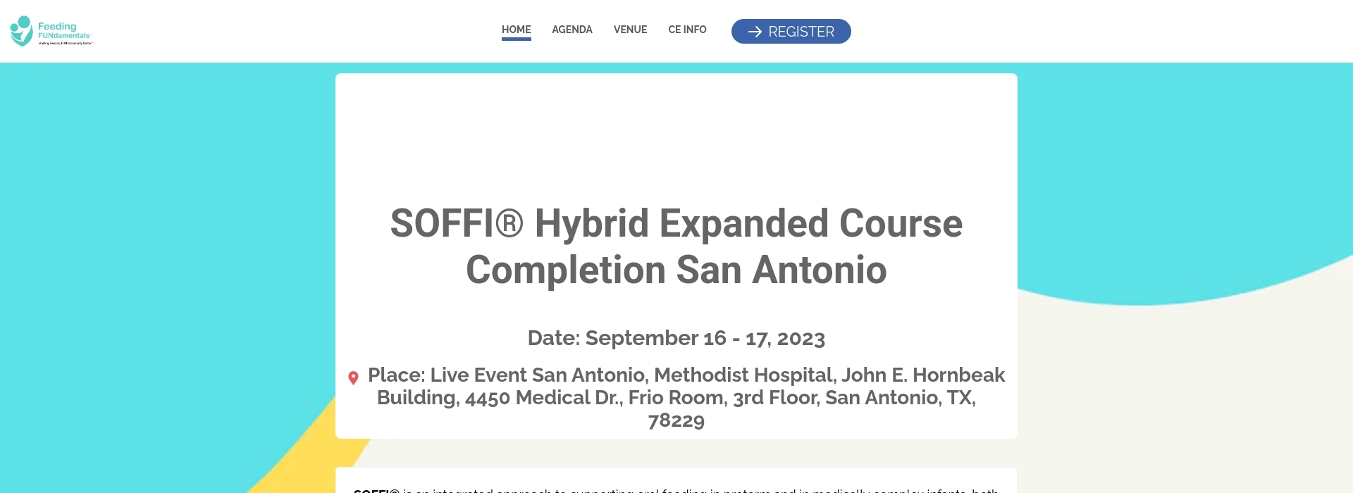SOFFI® Hybrid Expanded Course Completion San Antonio